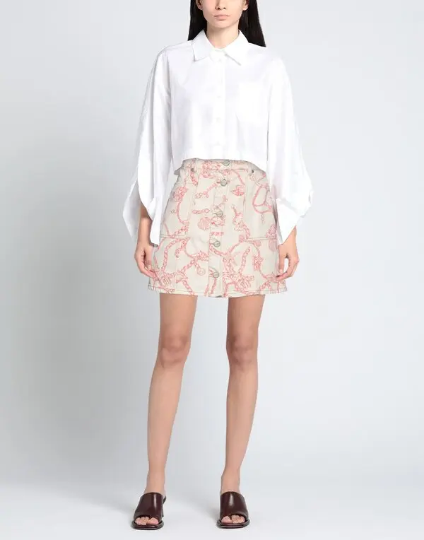 GANNI Organic Cotton Mini Skirt