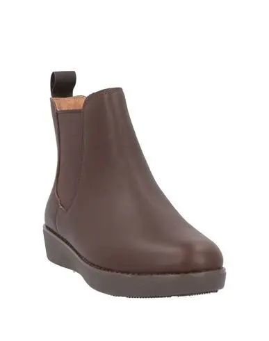 Fitflop Leather Chelsea Boots With Wedge Heel