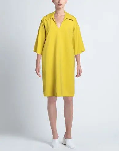 knee length dresses for ladies Sleeveless Midi Trapeze Dress | Shirt Dress