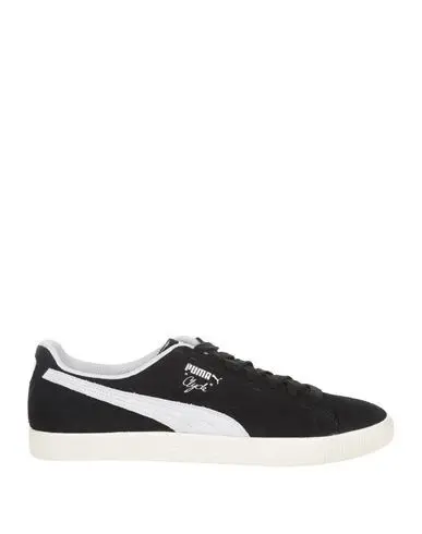 PUMA Clyde Hairy Suede Sneakers - Black