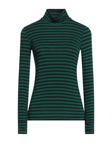 CARACTÈRE Striped Turtleneck T-shirt - Green