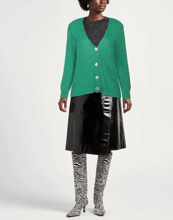 VANESSA SCOTT Knitted Cardigan - Green