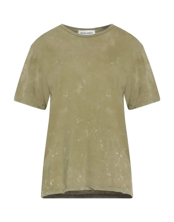 BRAND UNIQUE Cotton T-shirt - Military Green