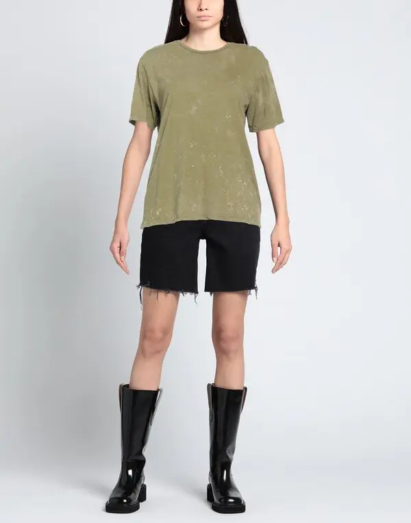 BRAND UNIQUE Cotton T-shirt - Military Green