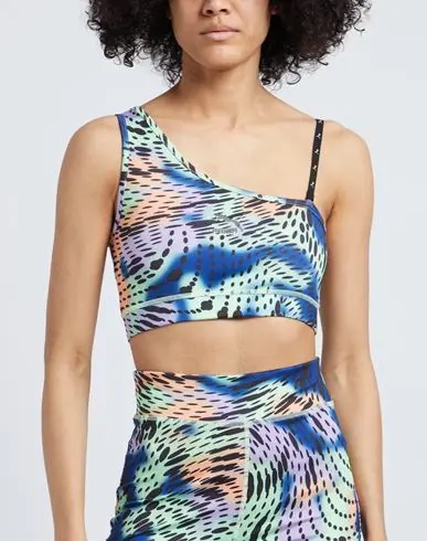 PUMA Dare To Feelin Xtra Aop Crop Top Top Size Polyester, Elastane