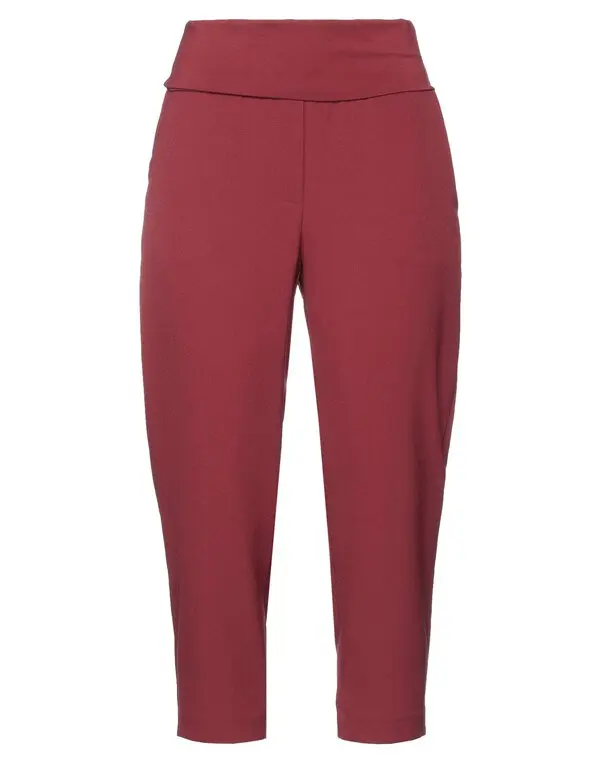 MANILA GRACE Polyester, Elastane, Cotton Trousers