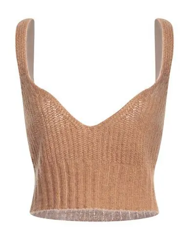 SFIZIO STUDIO Knitted Crop Top - Beige