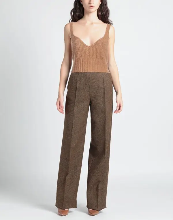 SFIZIO STUDIO Knitted Crop Top - Beige