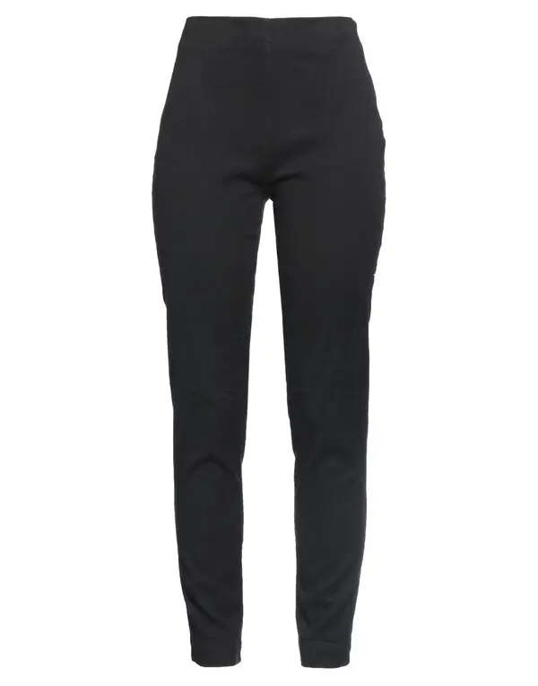 120% Lino Slim Fit Skinny Pants - Black