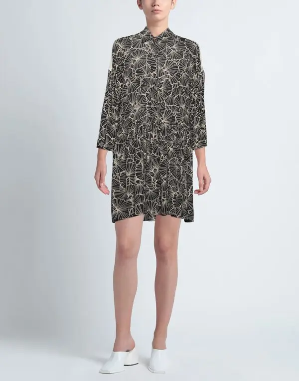 TWINSET Mini Floral-print Crepe Shirt Dress