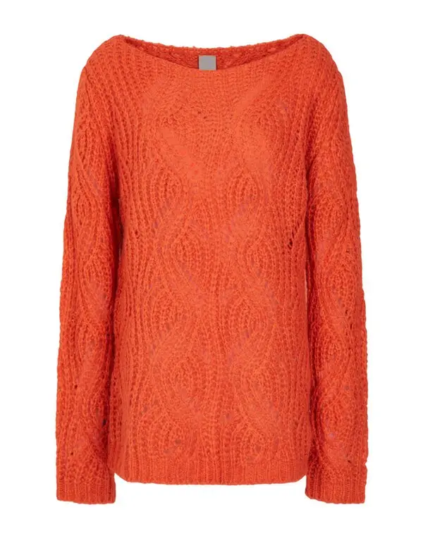 8 BY YOOX Pointelle Knit Sweater In Acrylic, Polyamide, Wool, And Mohair Wool