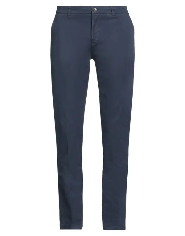 BROOKSFIELD Pants Size Cotton, Elastane - Navy Blue