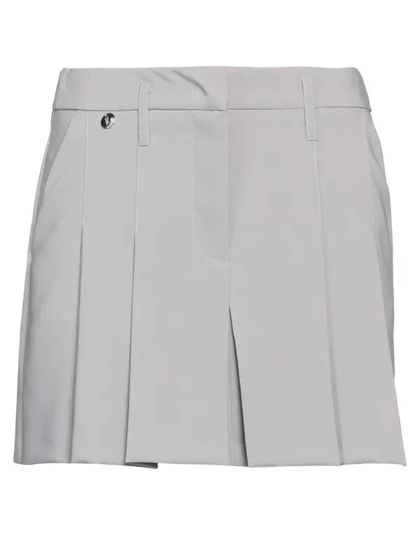 KONTATTO Mini Pleated Skirt - Grey
