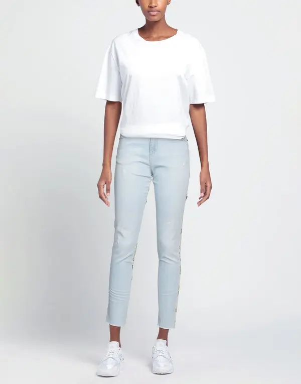 LIU •JO Denim Slim-leg Trousers