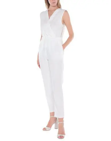 TWENTY EASY BY KAOS Lace Jumpsuit - White