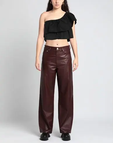 PEPEROSA One-shoulder Woven Top