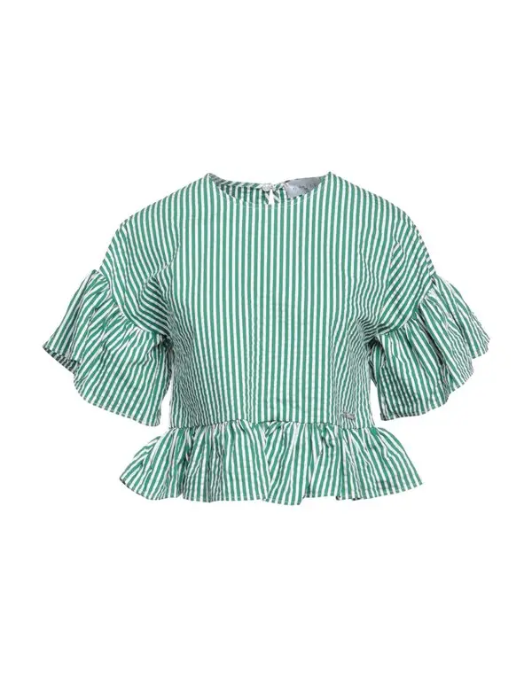 GAËLLE PARIS Cotton Peplum Top