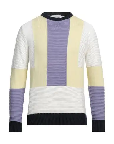 UMBERTO VALLATI Knitted Cotton Sweater - White
