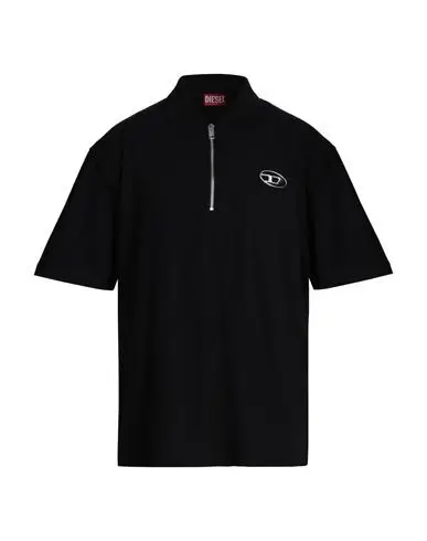 DIESEL® T-vor-od Polo Shirt Size Cotton - Black