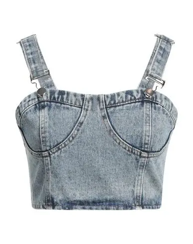 VANESSA SCOTT Denim Crop Top