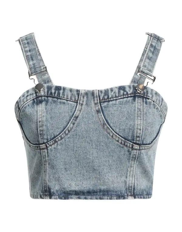 VANESSA SCOTT Denim Crop Top