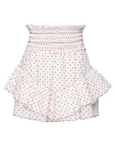 SOALLURE Polka-dot Mini Skirt - Red