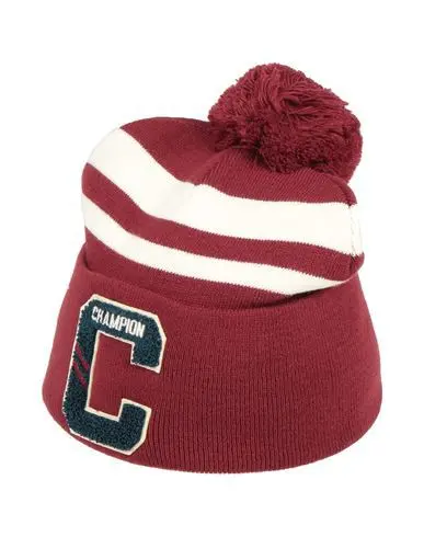 Champion Striped Knitted Beanie - Red