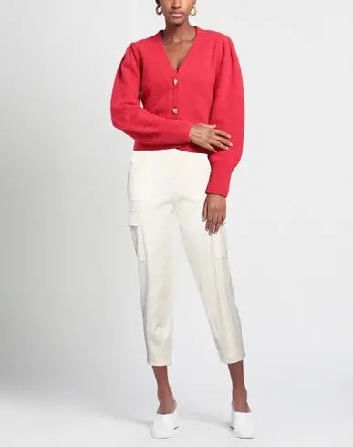 HAVEONE High Waisted Cargo Trousers - White