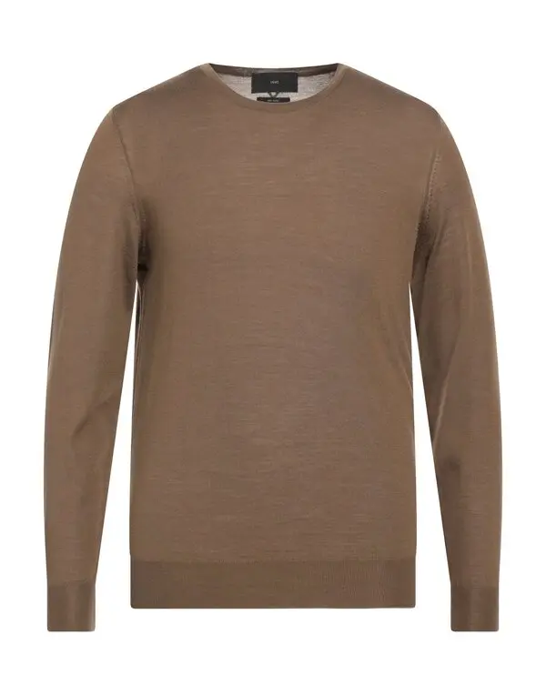 LIU •JO MAN Wool Crewneck Sweater - Beige