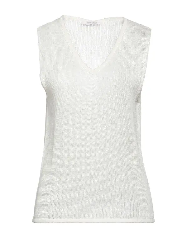 BELLWOOD Linen Knit Top - White