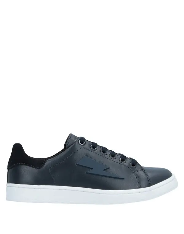 Neil Barrett Leather Low-top Sneakers - Blue