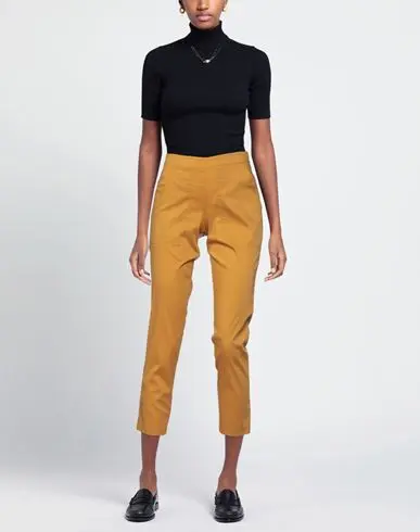 HOPPER Slim-leg Tapered Trousers - Yellow