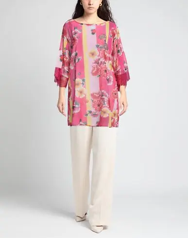 PEPITA Floral-print Kaftan Top - Fuchsia
