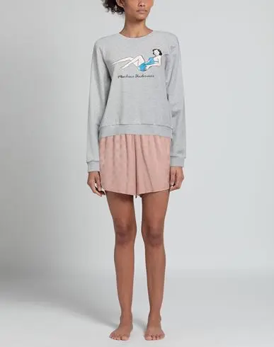 Moschino Crewneck Long Sleeve Cotton Blend Sweatshirt