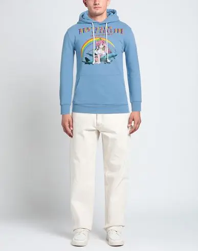 SUNSET SOLDIERS Cotton Sweatshirt - Blue
