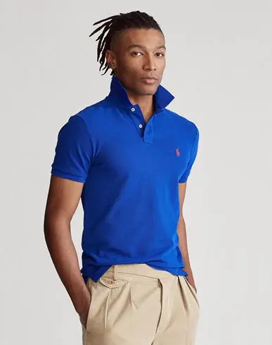 Polo Ralph Lauren Polo Shirt Size Cotton - Blue