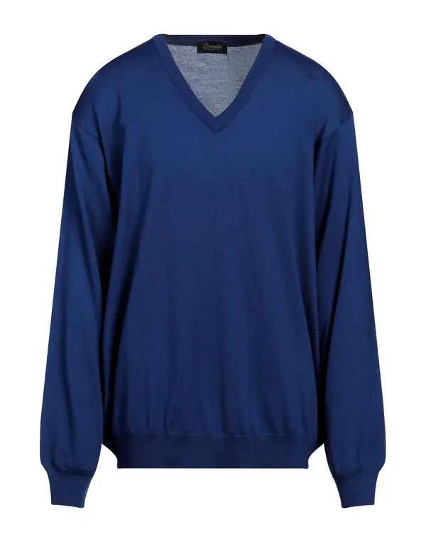 DRUMOHR Merino Wool Sweater - Blue