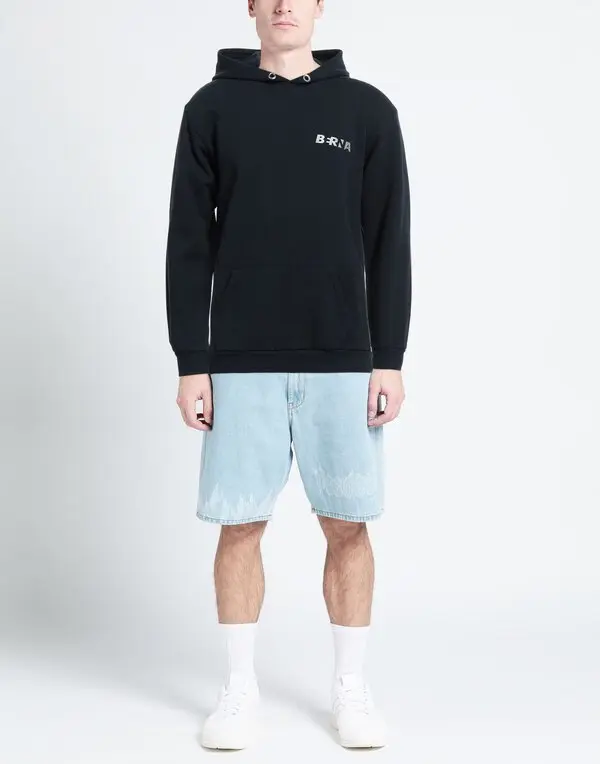 BERNA Cotton Fleece Sweatshirt With Appliqués