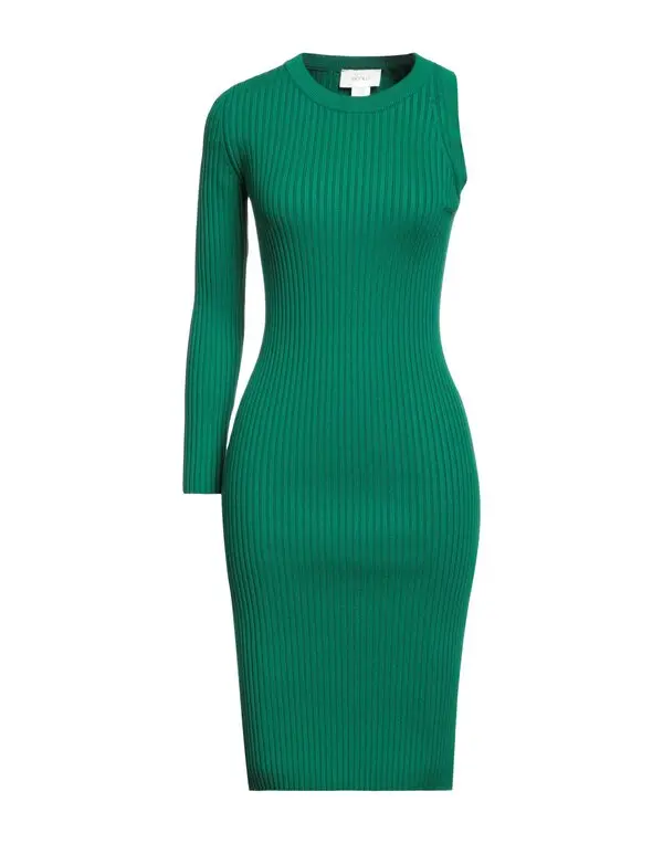 VICOLO Midi Knit Dress - Green
