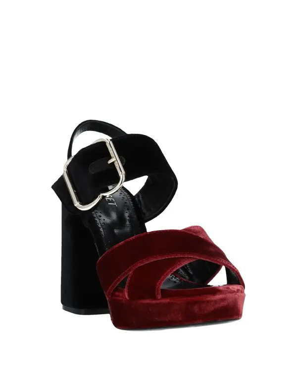 TWINSET Slingback Velvet Sandals
