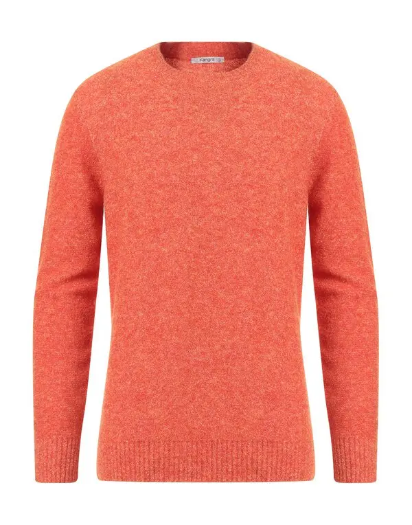 KANGRA Knitted Sweater - Orange