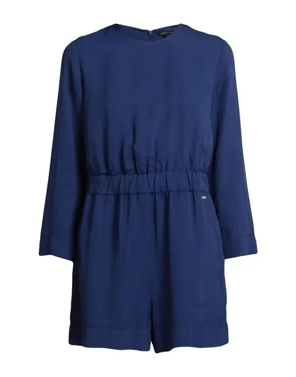 Armani Exchange Viscose Playsuit - Blue