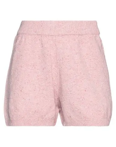 VICOLO Knitted High-waisted Shorts - Pink
