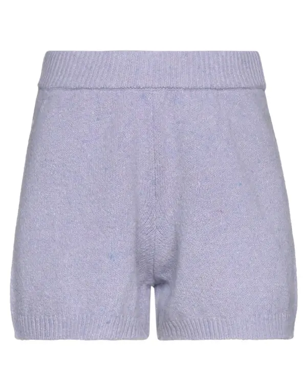 VICOLO Knitted High Waisted Elasticized Waist Shorts