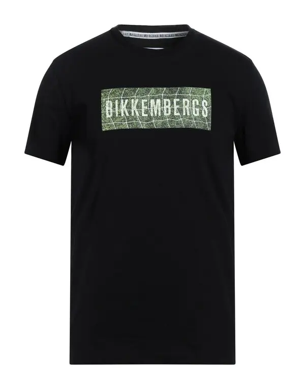 BIKKEMBERGS T-shirt Size Cotton, Elastane