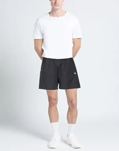 THE EDITOR Cotton Shorts - Black