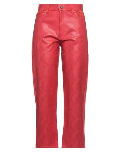 Beatrice B Snakeskin-print Coated Trousers