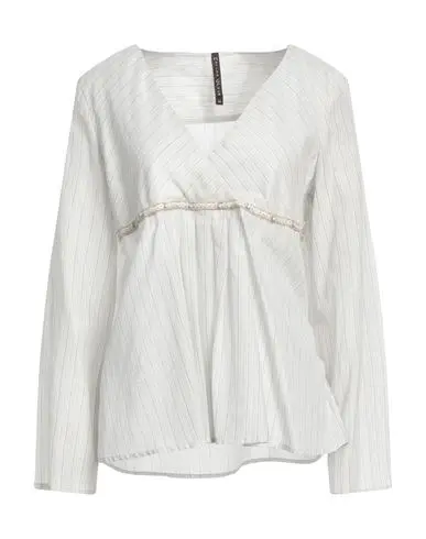 MANILA GRACE Striped Woven Top