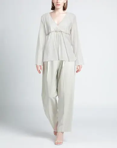 MANILA GRACE Striped Woven Top