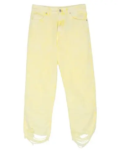 VICOLO Pastel Cotton Mom Jeans - Yellow